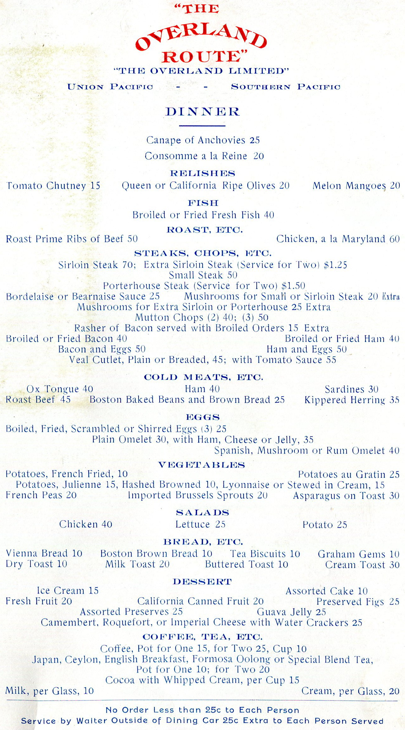 Menu Overland Limited UP SP Railroad Dining Car Archives menu-overland-limited-up-sp-railroad-dining-car-archives